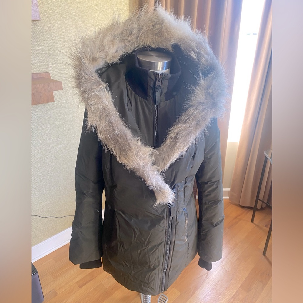 Mackage Shearling Trimmed Down Coat - Gem